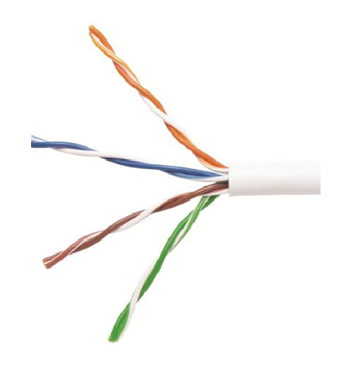 Cable mạng AMP UTP Cable, Cat6, 4 Prs, 23AWG, Sol, XF, CM, Blue, RB ...