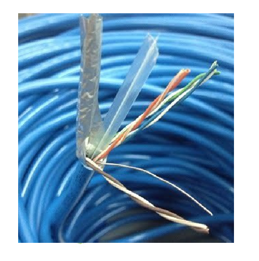 Cable mạng AMP UTP Cable, Cat6, 4 Prs, 23AWG, Sol, XF, CM, Blue, RB ...